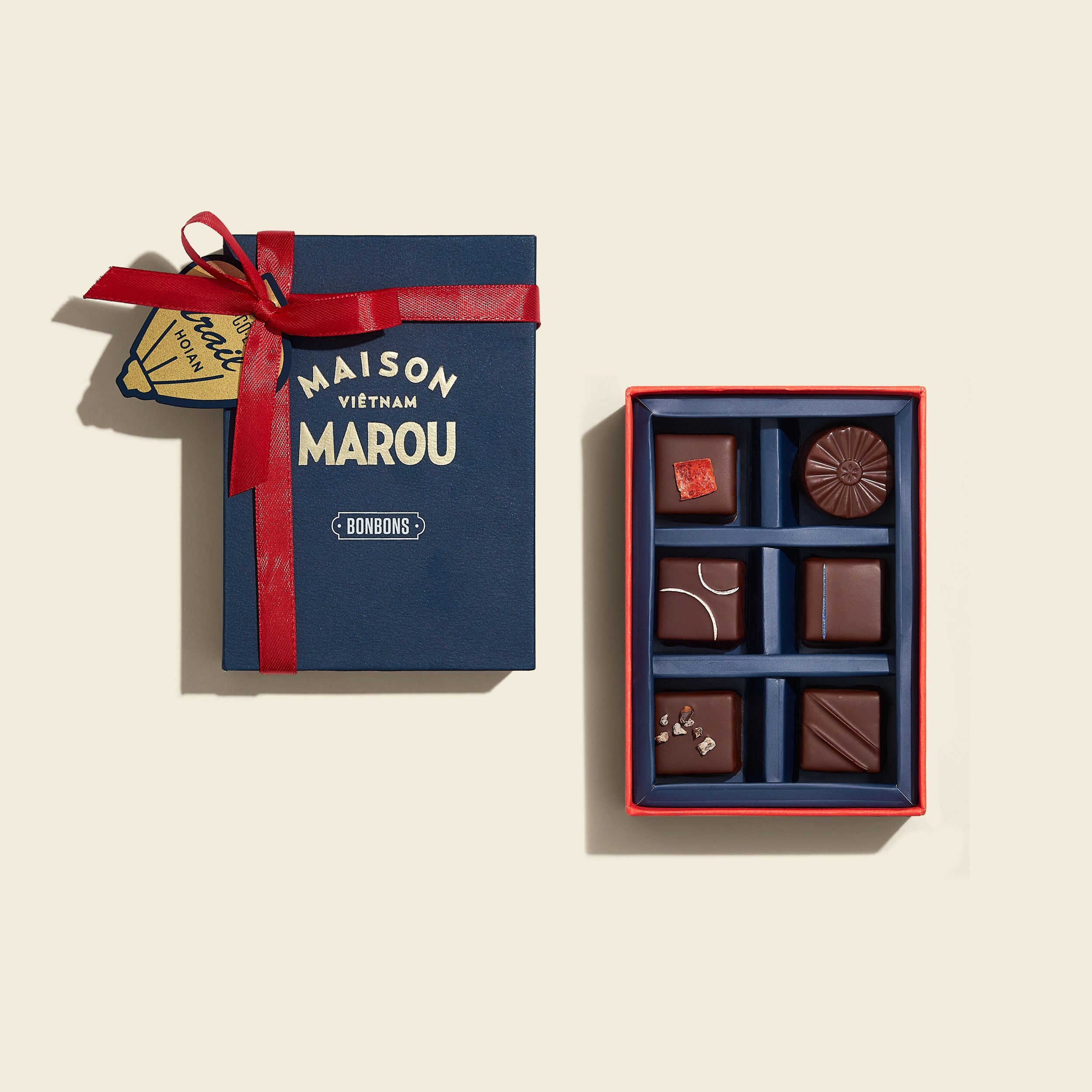 Chocolate Trail Bonbon Collection Box - 6 Pieces – Maison Marou