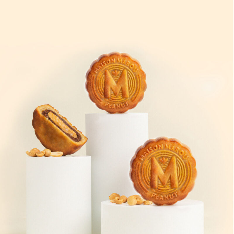 Peanut Praliné & Chocolate Mooncake - Solo Delight – Maison Marou