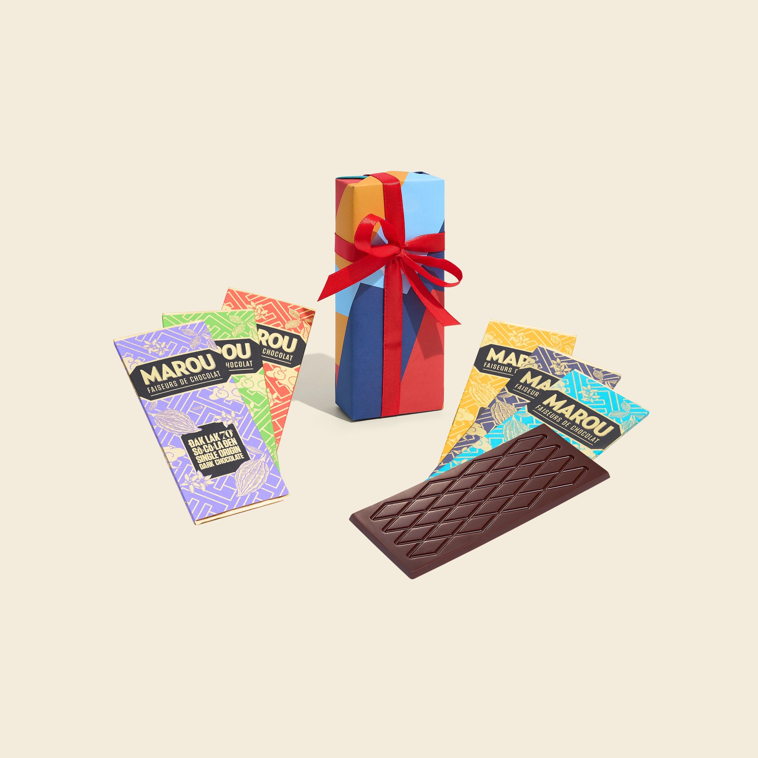 Set Of 6 Mini Single Origin Chocolate Bars - Chocolate Trail Edition ...